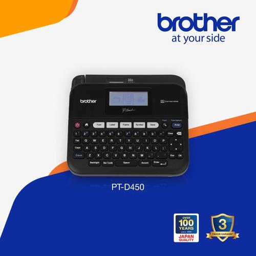 Jual Brother Printer Label PT-D450 Pembuat Label Maker PC Connectable ...