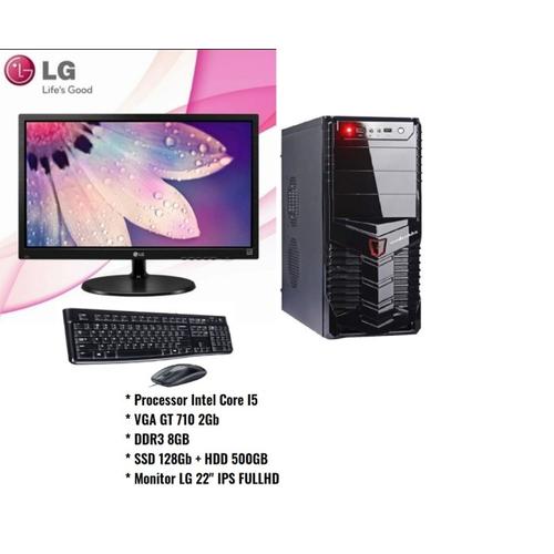 Jual PAKET PC ADMIN/ACCOUNTING, INTEL CORE I3 10100 G10, LED VARRO 19 ...