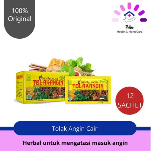 Jual Tolak Angin Cair + Madu / Obat Herbal Untuk Masuk Angin - 6 Sachet ...