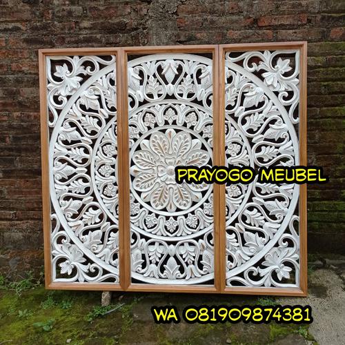Jual panel hiasan dinding ukiran khas bali - frame pigura ukir kayu ...