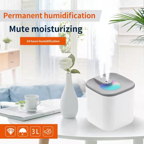 Jual Humidifier Diffuser 3000 ML Aromatherapy with 7 colour LED lamp ...