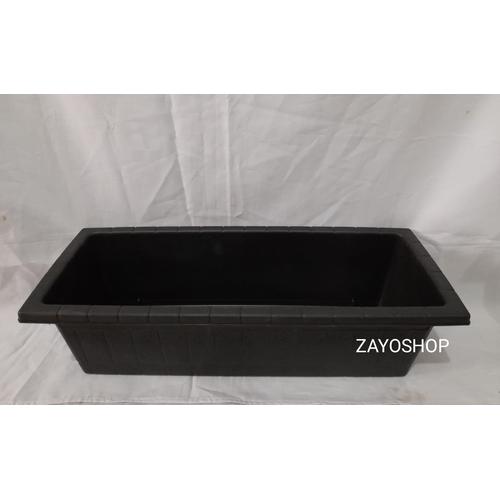 Jual Pot Segi Panjang 50 S Hitam Fortuna Plast Pot Panjang pot Hitam ...