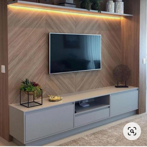 Jual Backdrop TV minimalis warna kayu natural - Kota Tangerang - jho ...