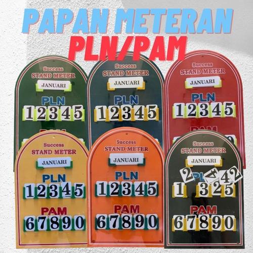Jual Stand Meter Papan Meteran Pln Pam/Pdam Listrik Air Ready - Hijau ...