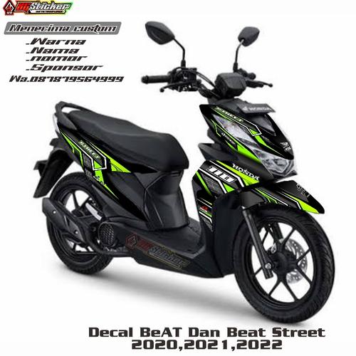 Jual Sticker Decal Beat Led dan beat street tahun 2020,2021,2022 - Doff ...