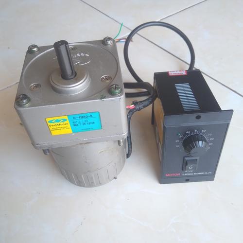 Jual Ac Motor Gearbox PeeiMoger 220V Ratio 1:20 25W Plus Speed Control ...
