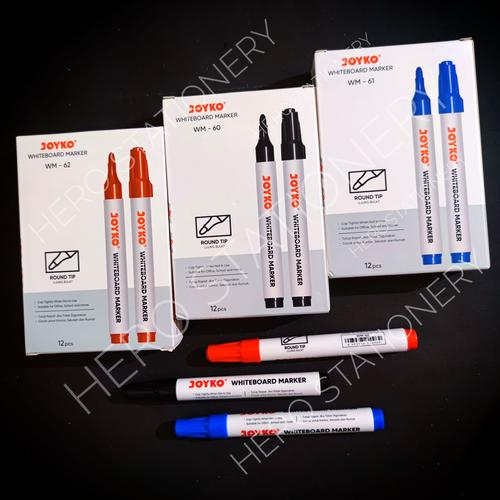 Jual Spidol boardmarker whiteboard bisa dihapus joyko WM-60 WM-61 WM-62 ...