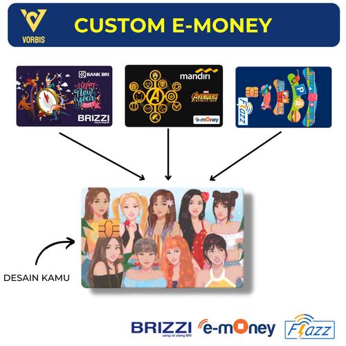 Jual Custom Flazz BCA Gen 2 /E-Money /Brizzi Desain Twice & KPOP ...