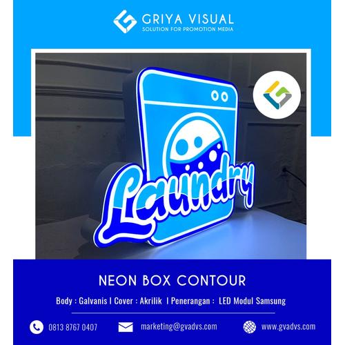 Jual NEON BOX GLAVANIS TOKO LAUNDRY - Jakarta Selatan - griya visual ...