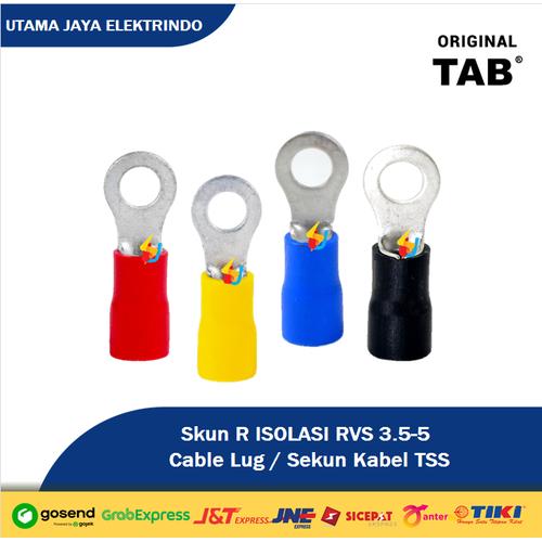 Jual Skun O Ring ISOLAS RVS 3.5 - 5 Cable Lug / Sekun Kabel TSS - Hitam ...