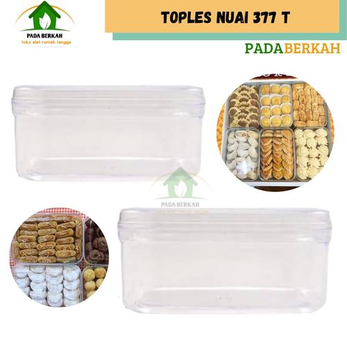 Jual Toples Kue Kering Persegi Panjang Kotak Nuai 377T SN 377 Isi 12 ...