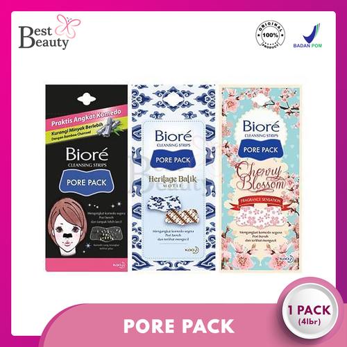 Promo Biore Pore Pack Pengangkat / Pembersih Komedo (isi 4lembar ...