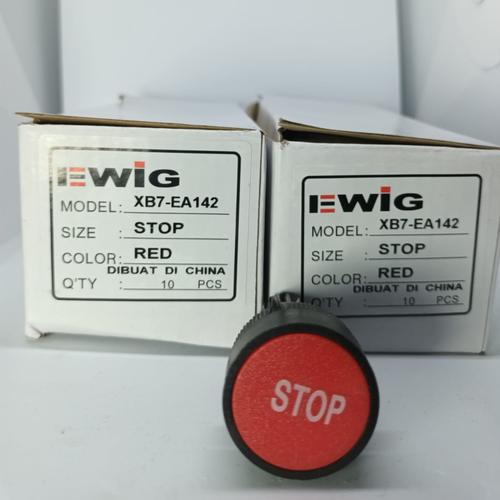 Jual PUSH BUTTON 1NC START / STOP SPRING RETURN EWIG XB7-EA142/131 ...