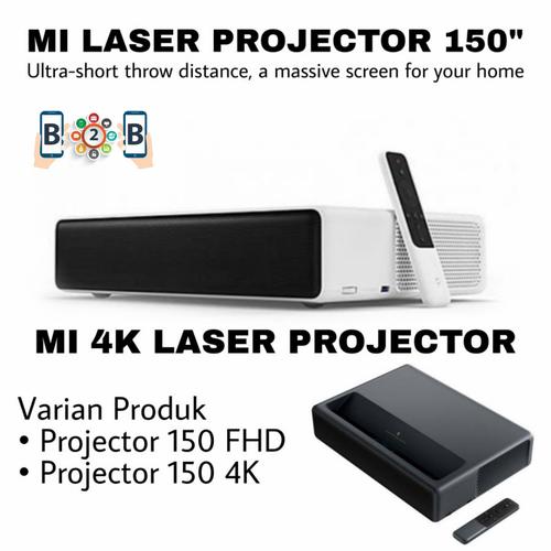 Jual Mi LASER PROJECTOR 4K / FHD - Mi 4K Laser Projector 150" Full HD ...