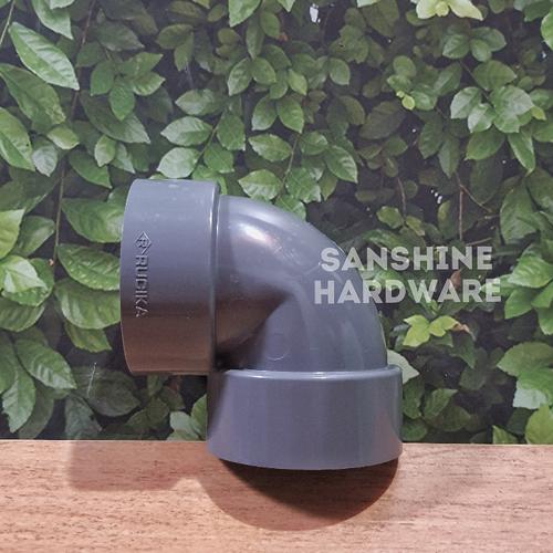 Jual KENIE RUCIKA 2" inch D-DL PVC Elbow Knee Keni Fitting Pipa L Polos ...