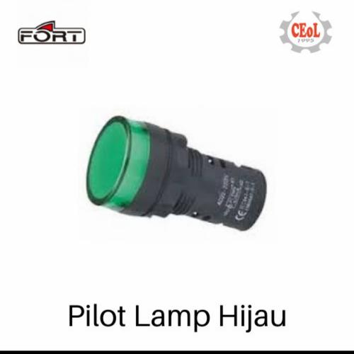 Jual lampu indikator pilot lamp 22mm lampu panel MERAH KUNING HIJAU ...