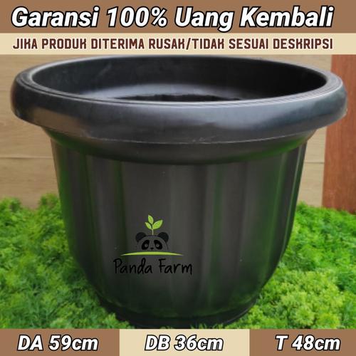 Jual POT Besar Ebony no 60 Hitam Diameter 59cm - Tebal Berkualitas ...