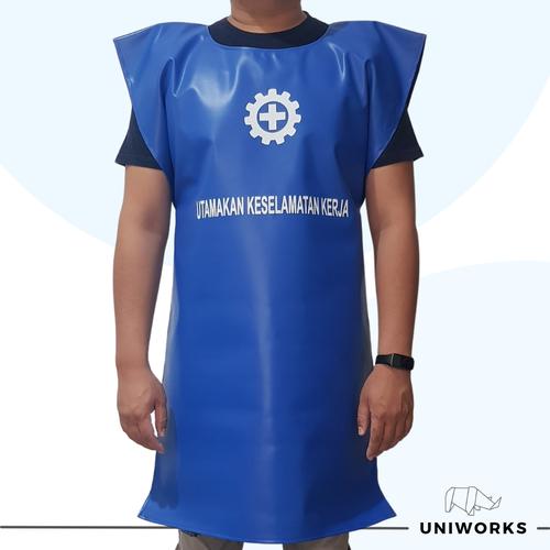Promo Celemek Anti Air Apron PVC Uniworks Safety Wear Model Ponco ...