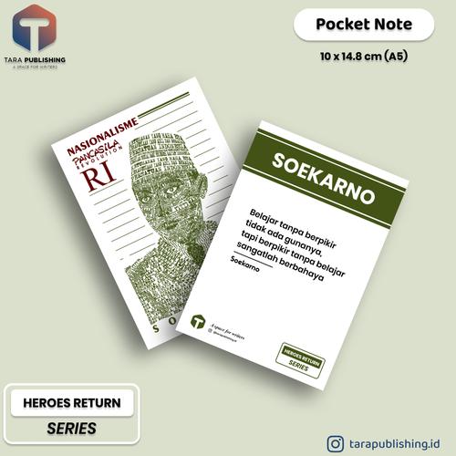 Jual Pocket Note SOEKARNO SUKARNO - Note Book Buku Tulis Catatan Agenda ...