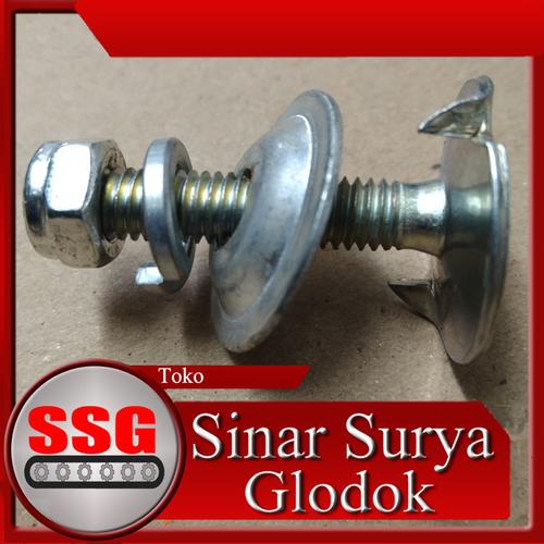 Jual Fang Bolt M8 x 50 Baut Bucket Conveyor - Jakarta Barat - Sinar ...