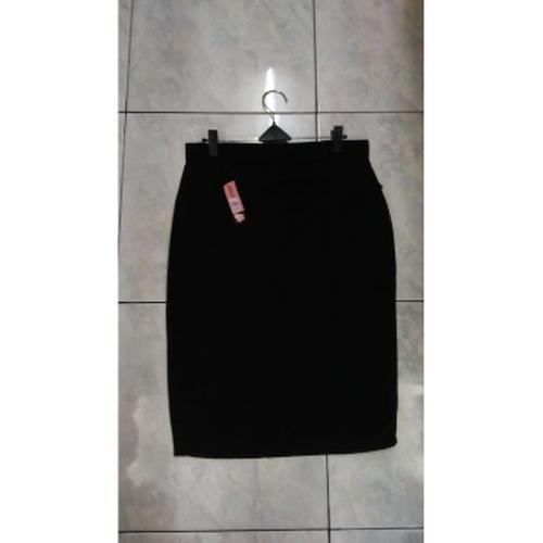Jual Rok Sepan pendek 60 cm hitam kantor kerja kuliah size S M L XL 3L ...