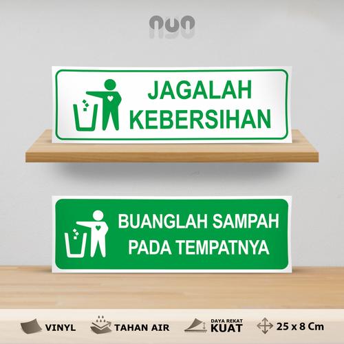 Jual STIKER KEBERSIHAN - JAGA KEBERSIHAN - Kota Cimahi - NYO ...