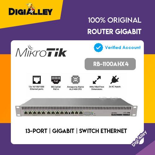 Jual Mikrotik Router Ethernet 16 Port Gigabit Switch RB1100AHX4 Dude ...