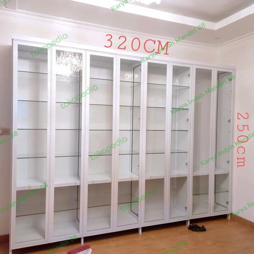 Jual lemari display kaca aluminium - Kab. Bekasi - KIM karya indah ...