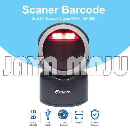 Jual BARCODE SCANNER OMNI IMAGER 2D IWARE OS-930 SETARA HONEYWELL HF680 ...