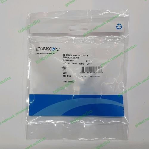 Jual modular jack cat 6 amp commscope / modul cat 6 commscope - Jakarta ...