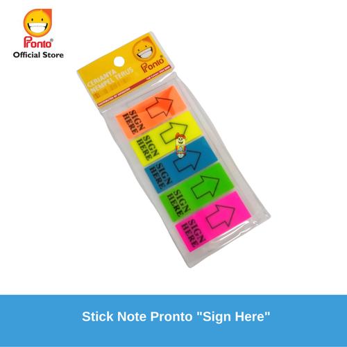 Jual Stick Note Pronto "Sign Here" - Kota Denpasar - Bali Stationery ...
