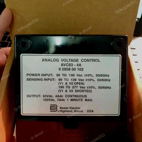 Jual AVR Basler AVC 63-4A Genuine basler - Kota Tangerang - JT Serbada ...