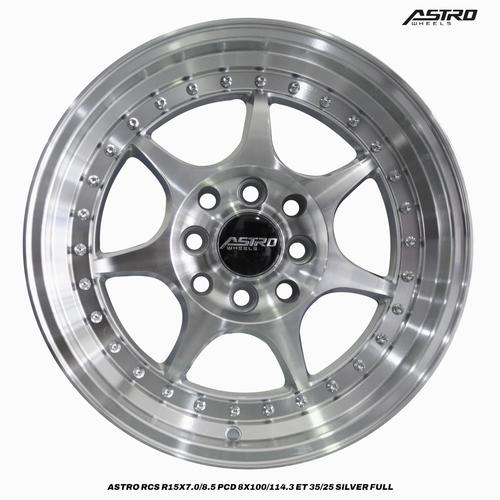 Promo Velg Mobil ASTRO Wheels RCS 15x7.0/8.0 8x100/114.3 ET 35/25 ...
