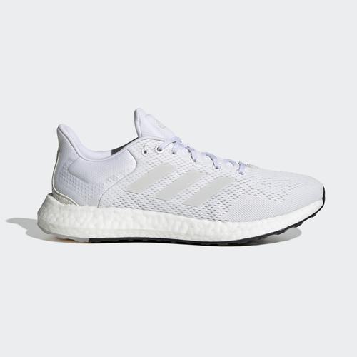 Jual Adidas Pureboost 21 White White Multicolor Original - TRIPLE WHITE ...