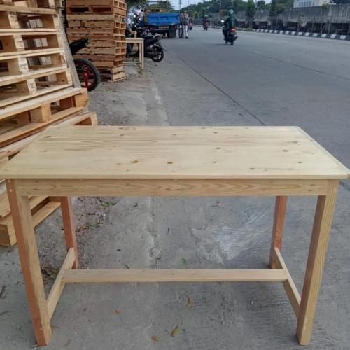 Jual Meja Makan/Meja Resto 120+60+75 Bahan Kayu Jati Belanda Natural ...