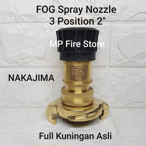 Jual Fire FOG Nozzle NAKAJIMA 2 in Jet Spray Variable 3 Position ...