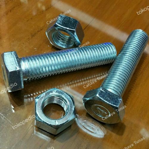 Jual Baut Mur M-12×100 Galvanize - Jakarta Pusat - Cahaya Tunas | Tokopedia