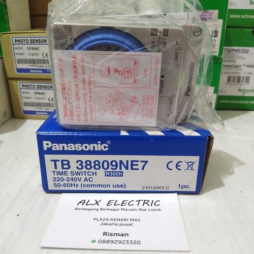 Jual TIME SWITCH TIMER PANASONIC TB38809NE7 TB 38809 NE7 ORIGINAL ...