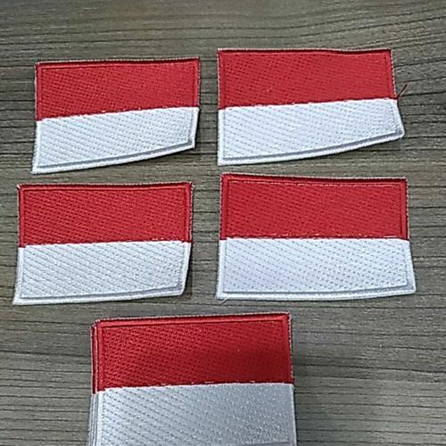 Jual Patch Emblem Merah Putih Bendera Indonesia Bordir - 3 x 5 cm ...
