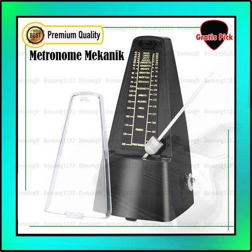 Jual Metronome Mekanik / Mechanical Metronome Gitar Piano Tanpa Baterai ...