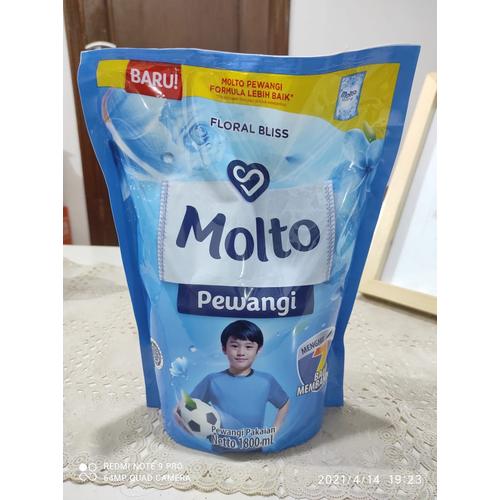 Jual Molto Pewangi Pakaian Floral Bliss 1800 Ml - Merah Muda - Kota ...