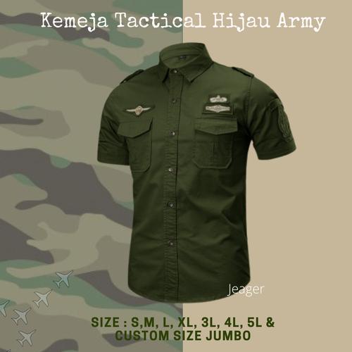 Jual Kemeja Tactical Lengan Pendek Warna Khaki Kemeja Pria Coklat Muda ...