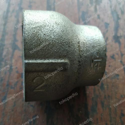 Jual Reducer Galvanis 2 x 1 / Reduser / Vlok Sok Galvanis 2 x 1 inch ...