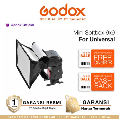 Jual Godox Mini softbox 9x9 For Speedlite Flash - PAKET 2 - Jakarta ...