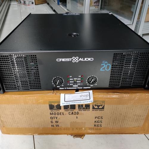 Jual Power Amplifier Crest Audio CA20 CrestAudio CA 20 ORI Body Panjang ...