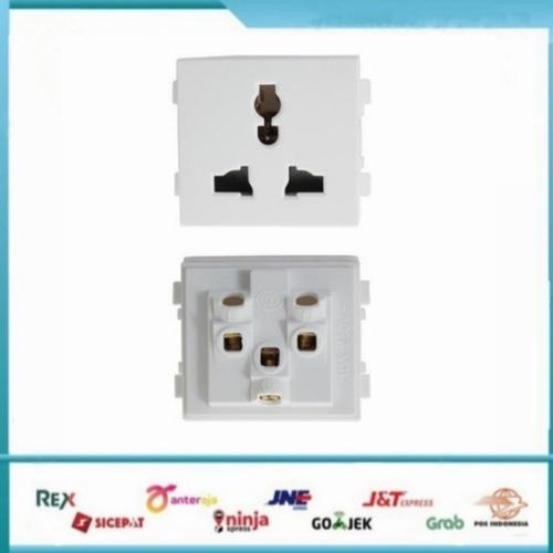 Jual Wall Socket Stop Kontak Module Listrik Universal EU UK /Module ...