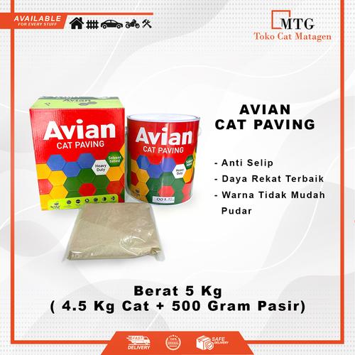Jual Avian Cat Paving / Cat lapangan / Cat Jalan Beton / Aspal 5 Kg ...