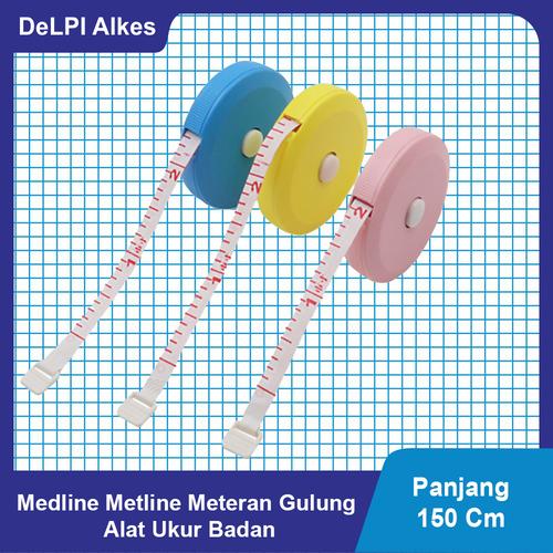 Jual Medline Metline Meteran Gulung Pengukur Badan 150 Cm - Kab. Jember ...