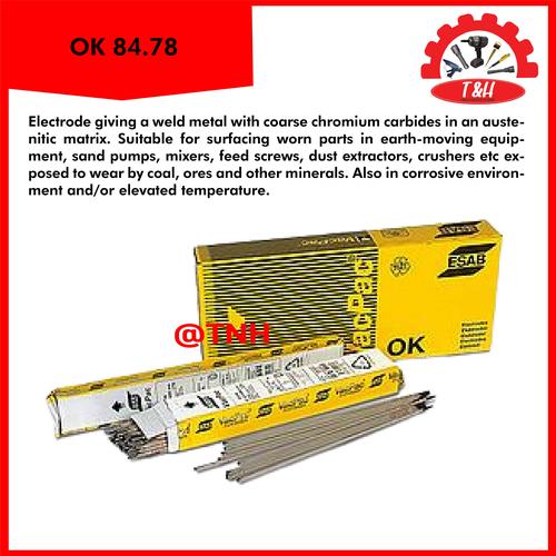 Jual ESAB Welding Electrode OK 84.78 Size 4.0mm x 450mm - Jakarta Barat ...