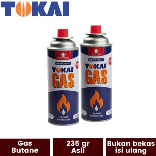 Jual Gas Butane Tokai 235 gram| Gas Kaleng Portable Camping Liquified ...